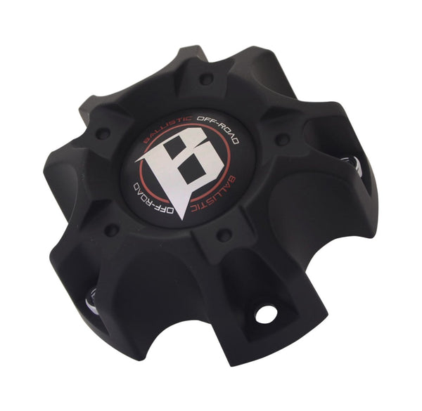 Ballistic Offroad Wheels CAP-WX02 114.3-127-5H Black Center Cap Fits ...