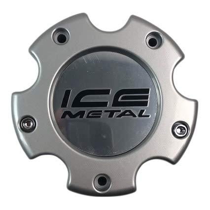 Ice Metal Wheels SC-174B 845L145-1 Silver Wheel Center Cap – The Center ...