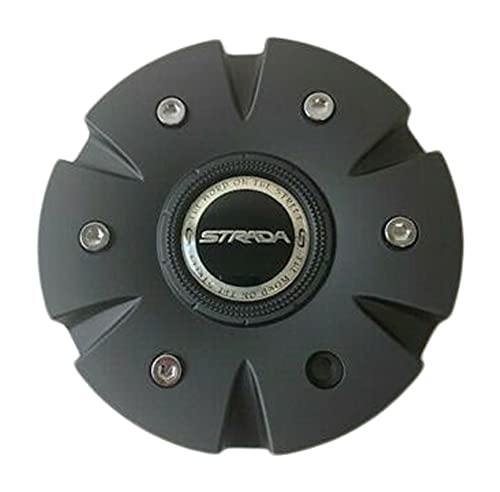 Strada Denaro S12 Wheels 61702295F-4 Matte Black Wheel Center Cap – The ...
