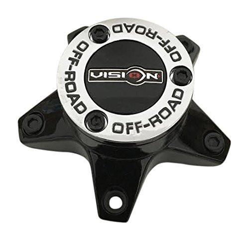 Vision Offroad Wheels C394PLGB-65V C352MB-65MB Gloss Black Center Cap ...