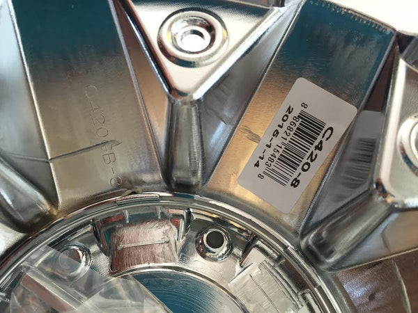 Vision Wheels 420 Locker C420-8 C420GB-8 Chrome Wheel Center Cap – The ...